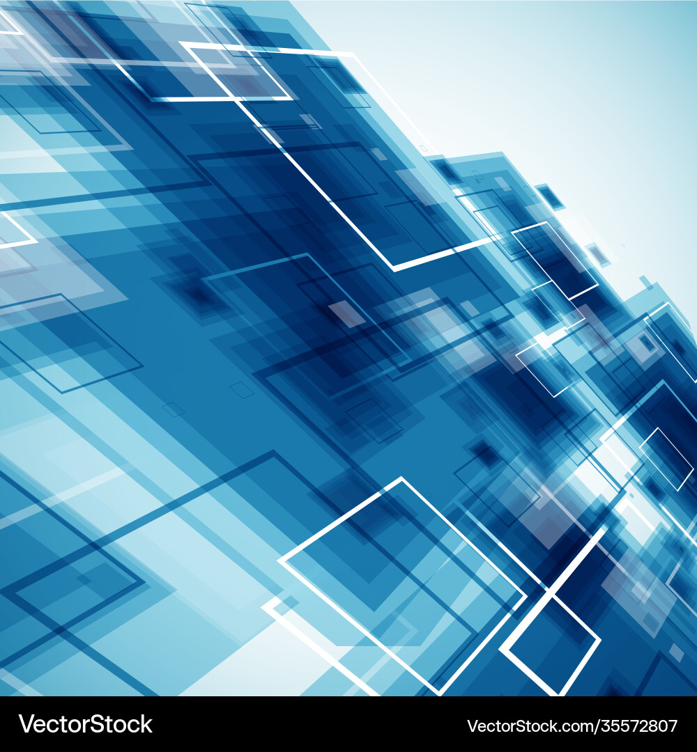 Blue technology background Royalty Free Vector Image