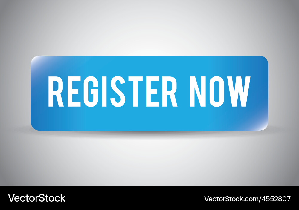 Modern Registration Button Royalty Free Vector Image