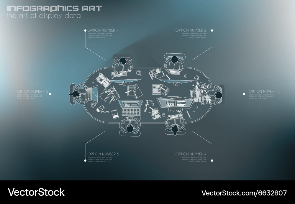 Teamwork concept with doodle design style Vector Image