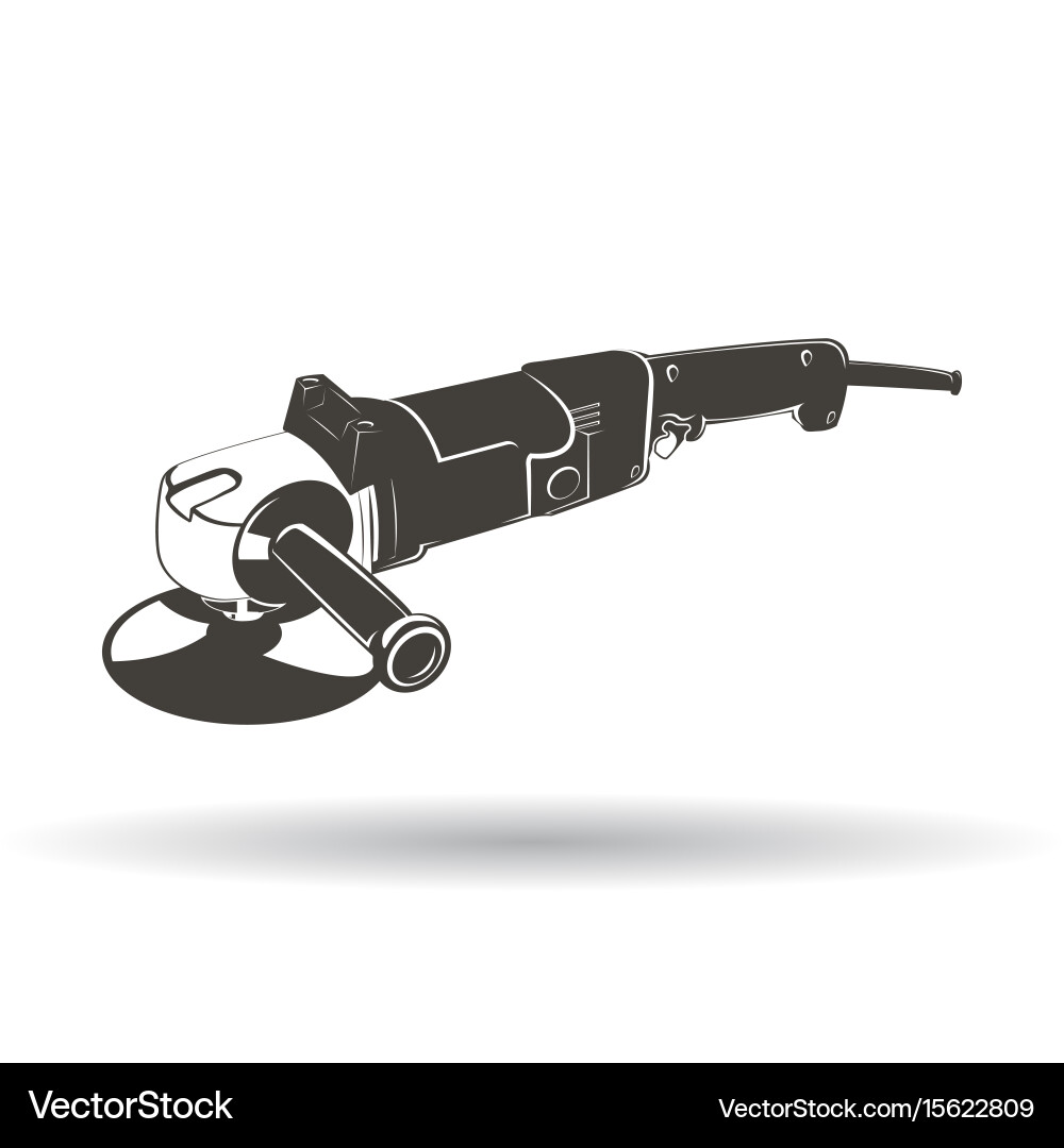 Grinder auto monochrome Royalty Free Vector Image