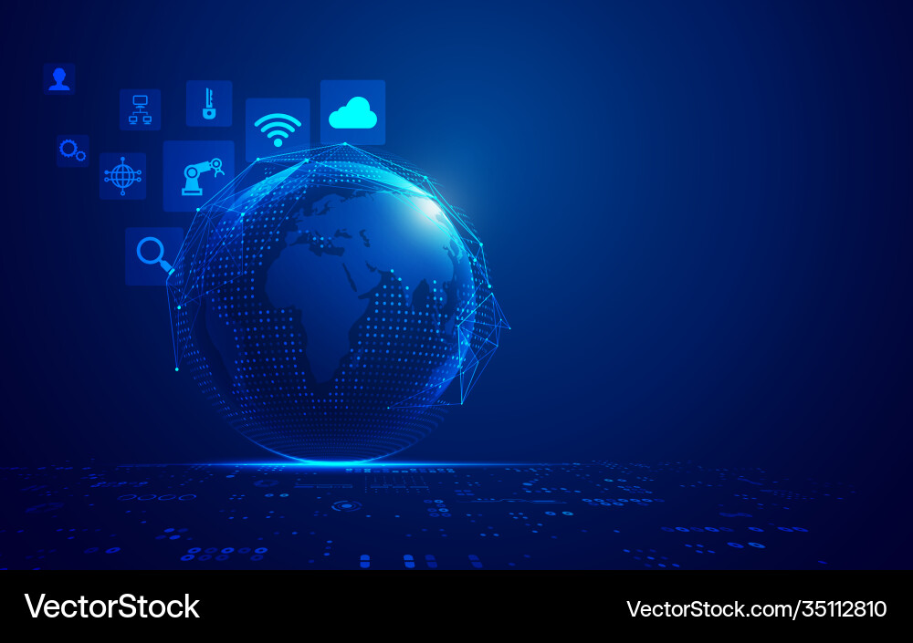 Digitalglobe Royalty Free Vector Image - VectorStock
