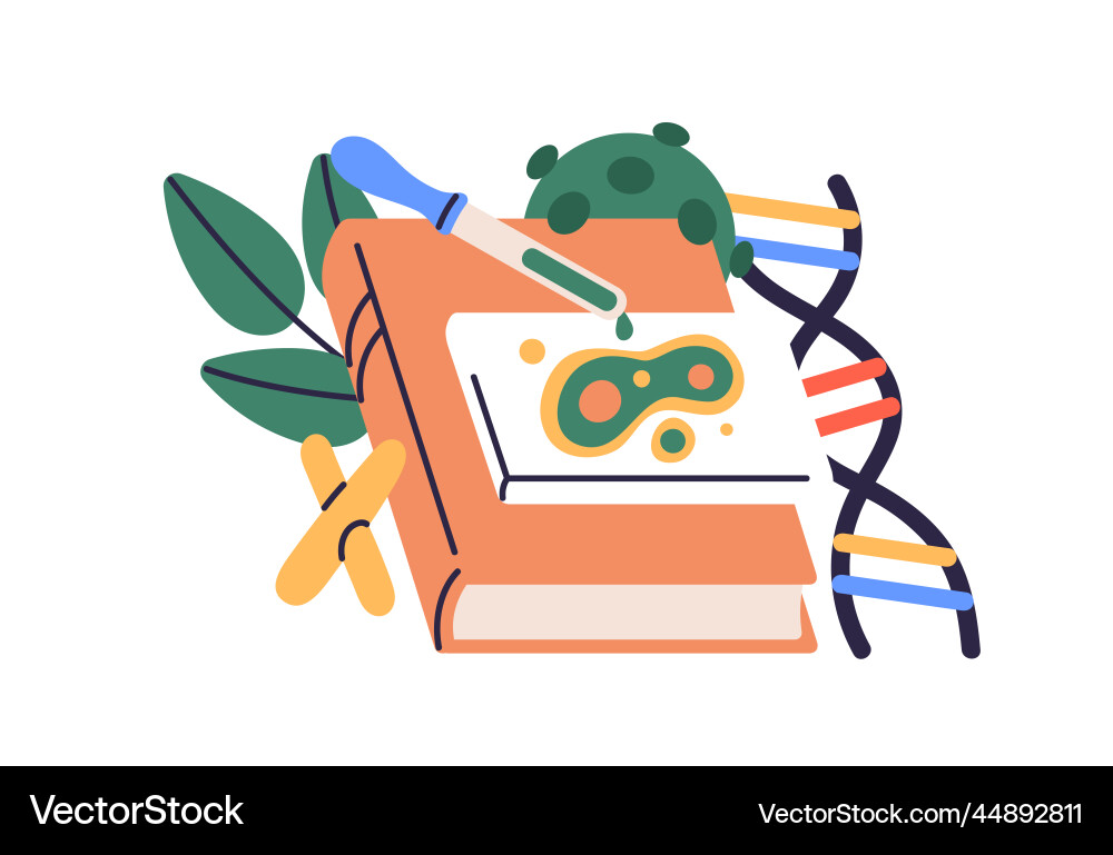 Biology science medical education genetics Vector Image