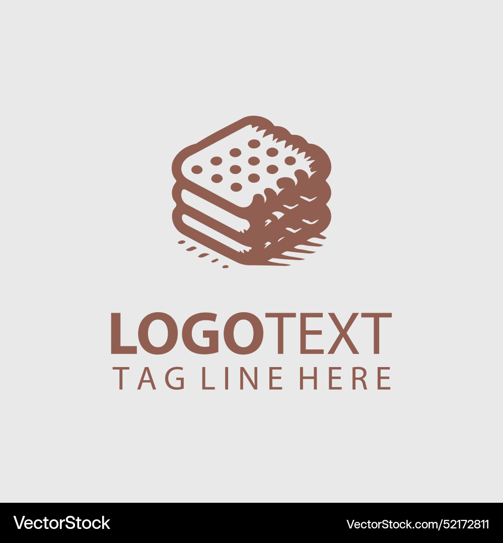 Biscuit logo Royalty Free Vector Image - VectorStock