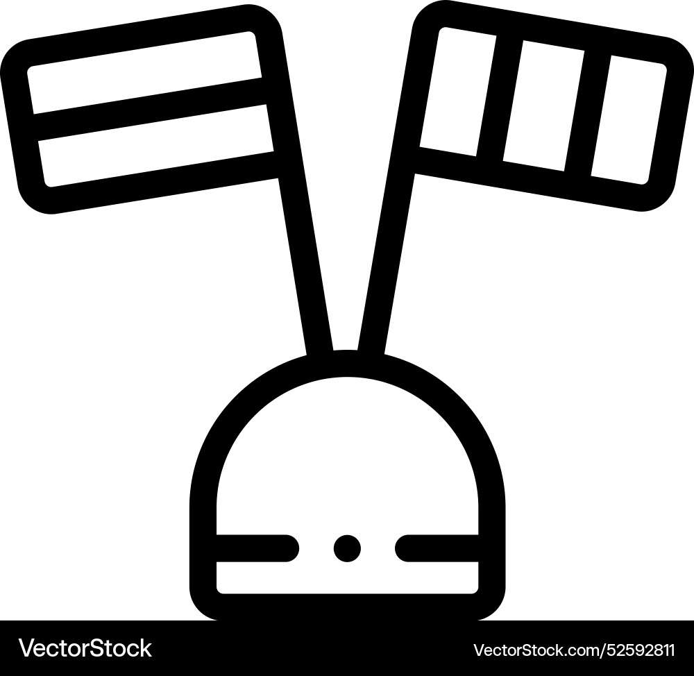 Countries icon thin linear style design isolated Vector Image