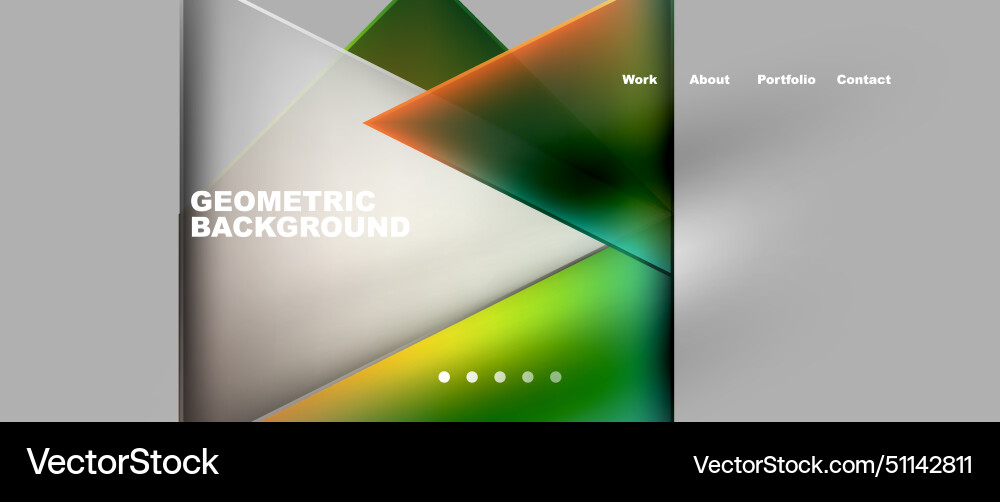 Flowing bright neon gradients geometric abstract Vector Image