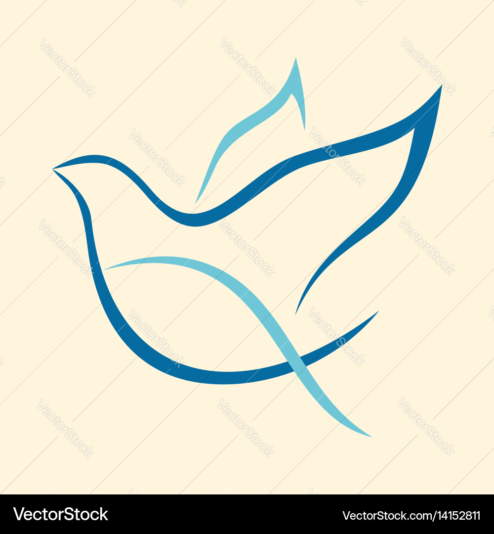 Holy Spirit Symbol Royalty Free Vector Image - VectorStock