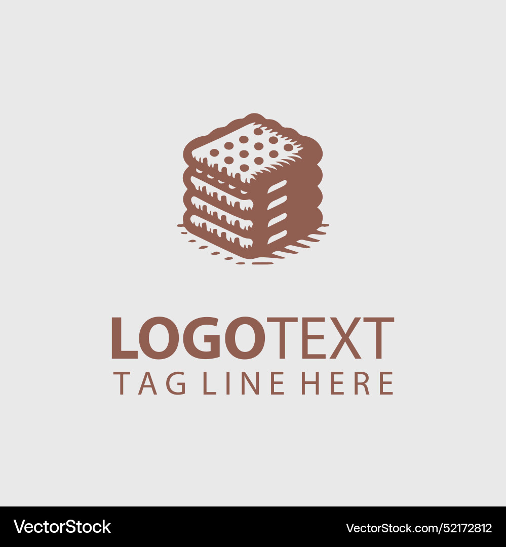 Biscuit logo Royalty Free Vector Image - VectorStock