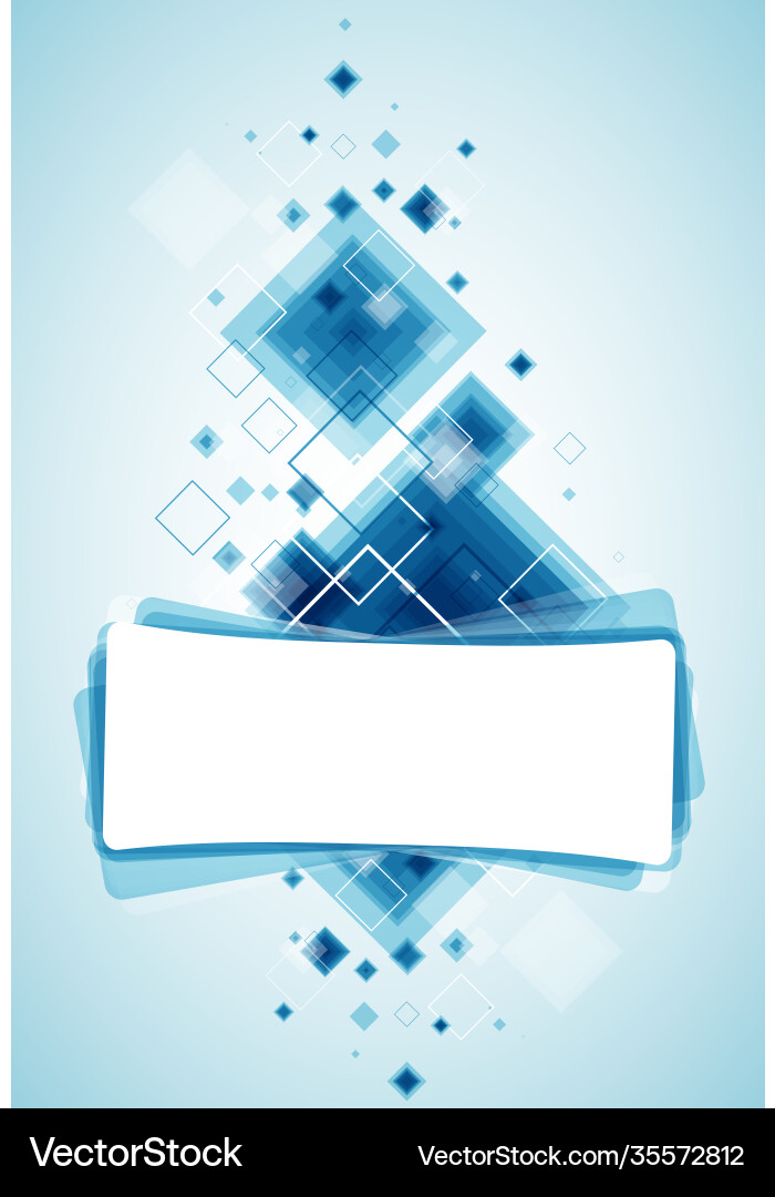 Blue technology background Royalty Free Vector Image