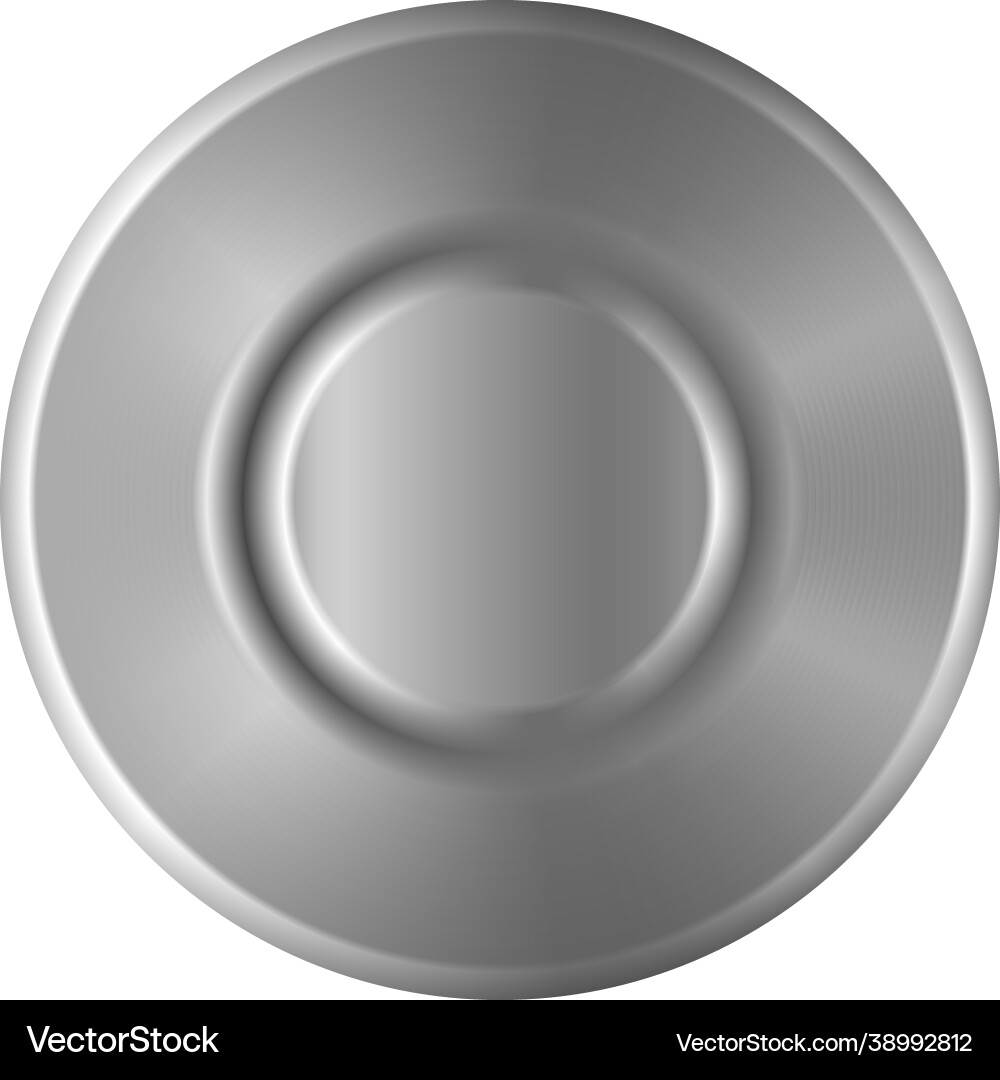 Silver Bullet - Bottom View Royalty Free Vector Image