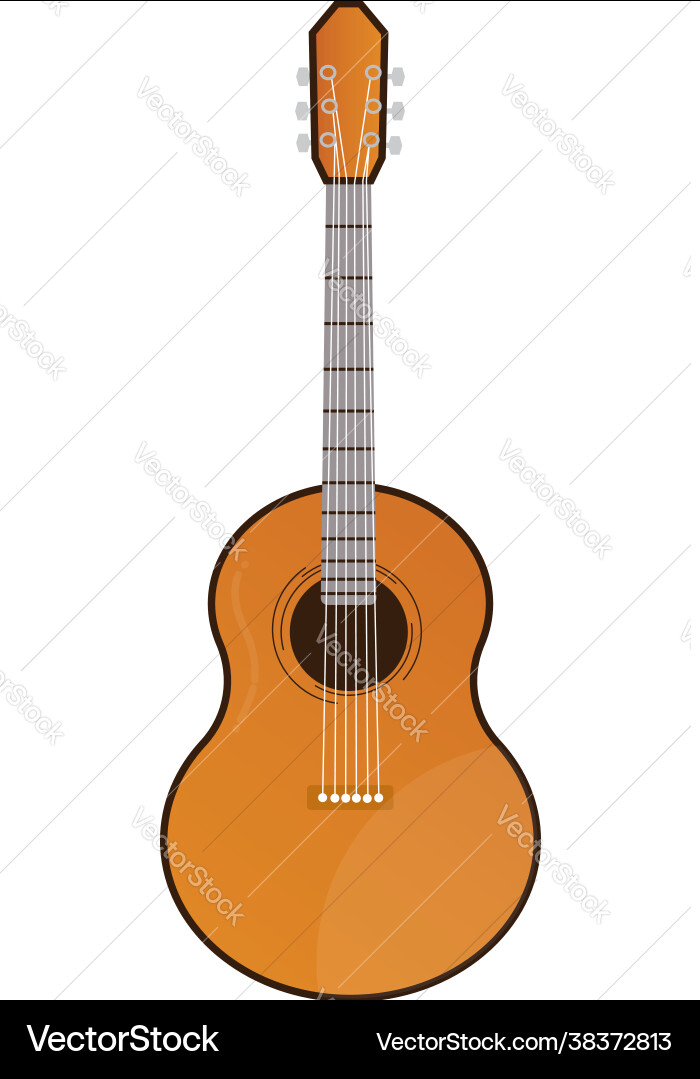 Guitar Royalty Free Vector Image - VectorStock