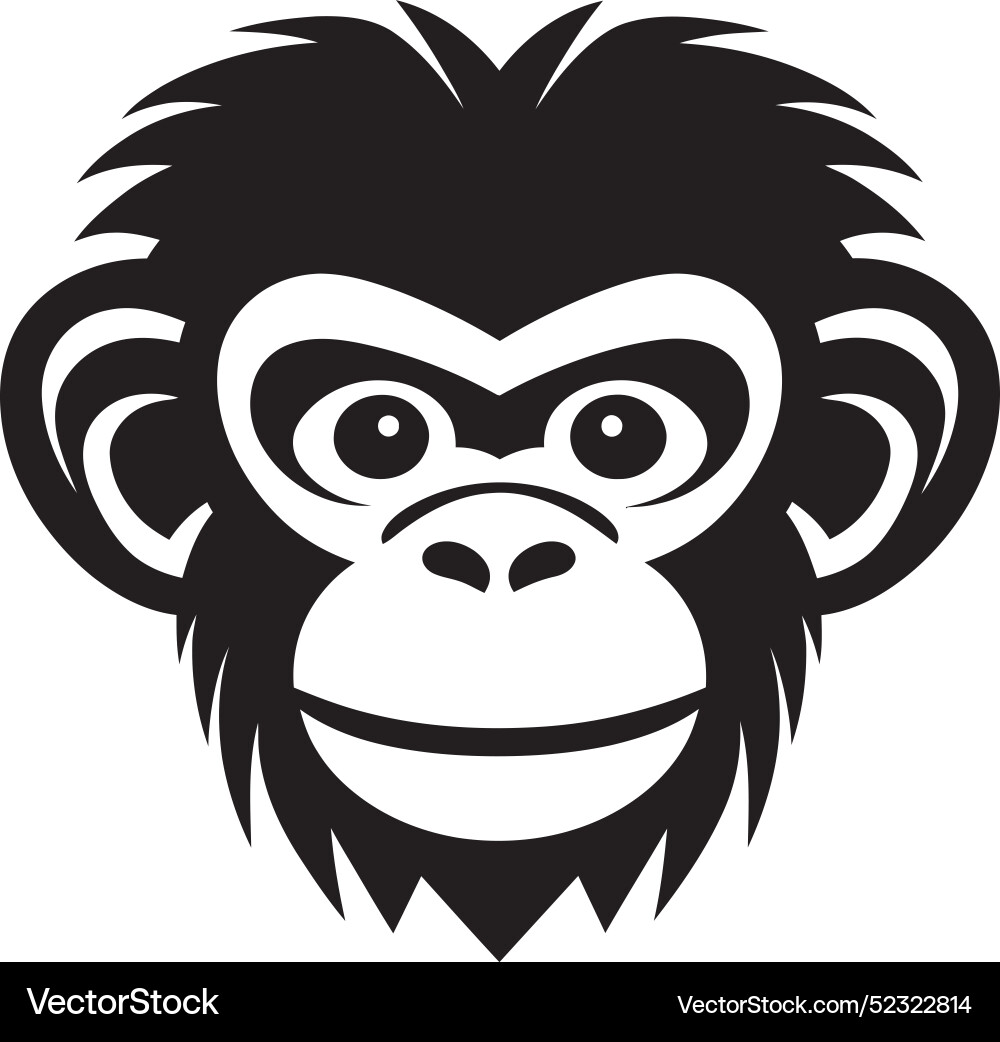 Obsidian odyssey blackened monkey sketchesink Vector Image
