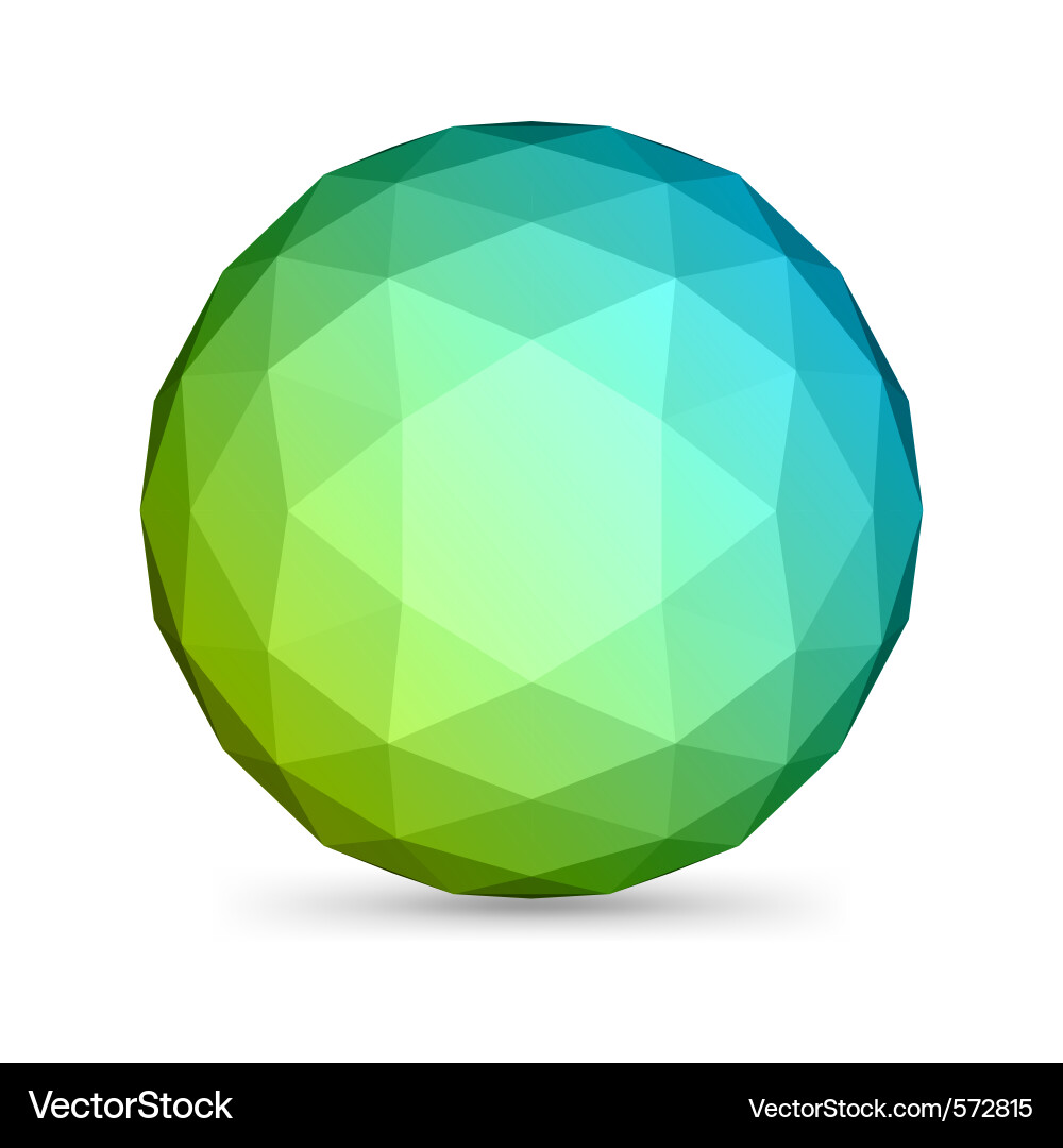 Geometric Sphere Royalty Free Vector Image - VectorStock