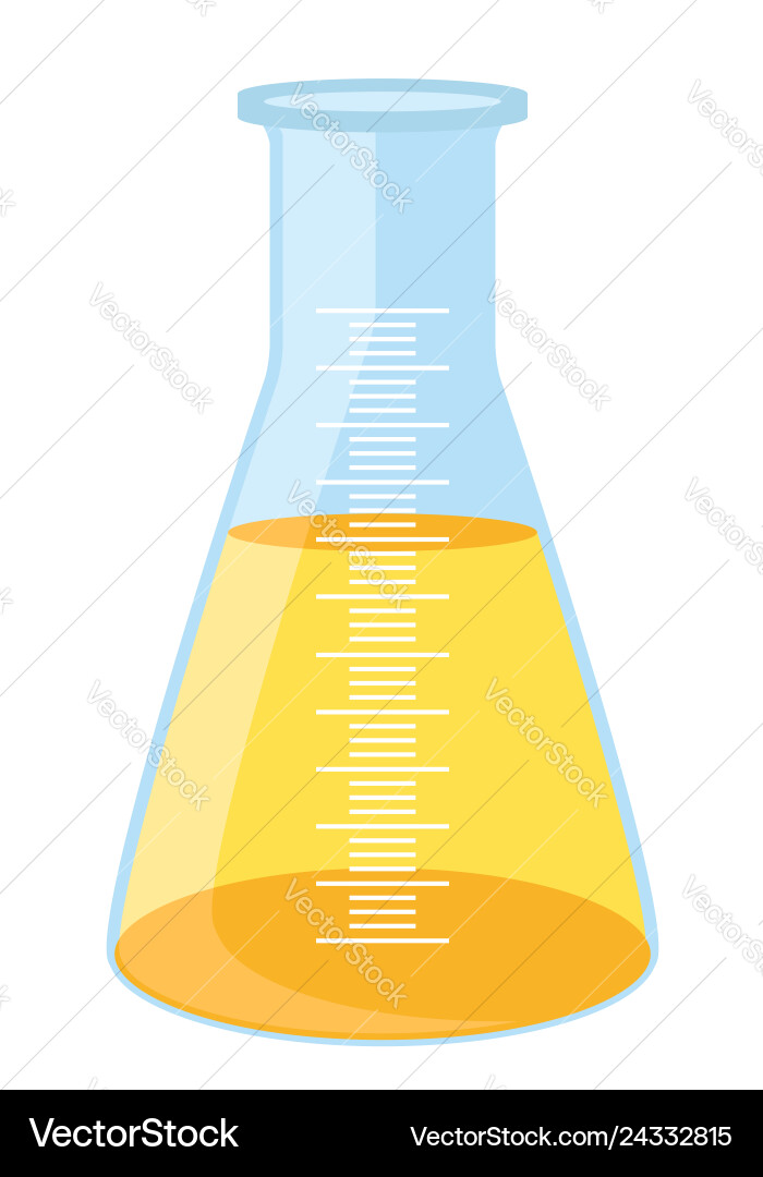 Lab beaker Royalty Free Vector Image - VectorStock