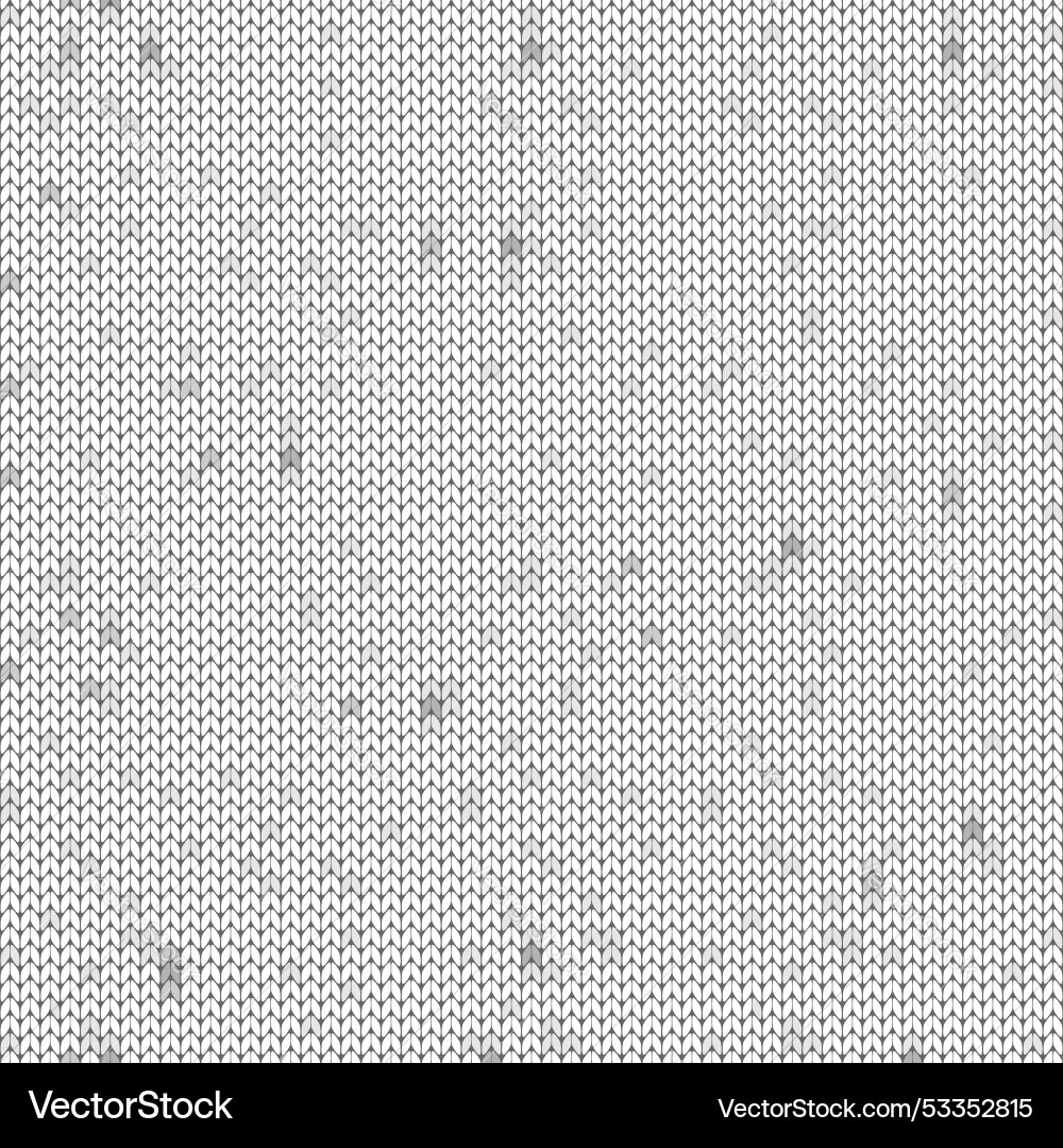 White knit texture seamless pattern Royalty Free Vector