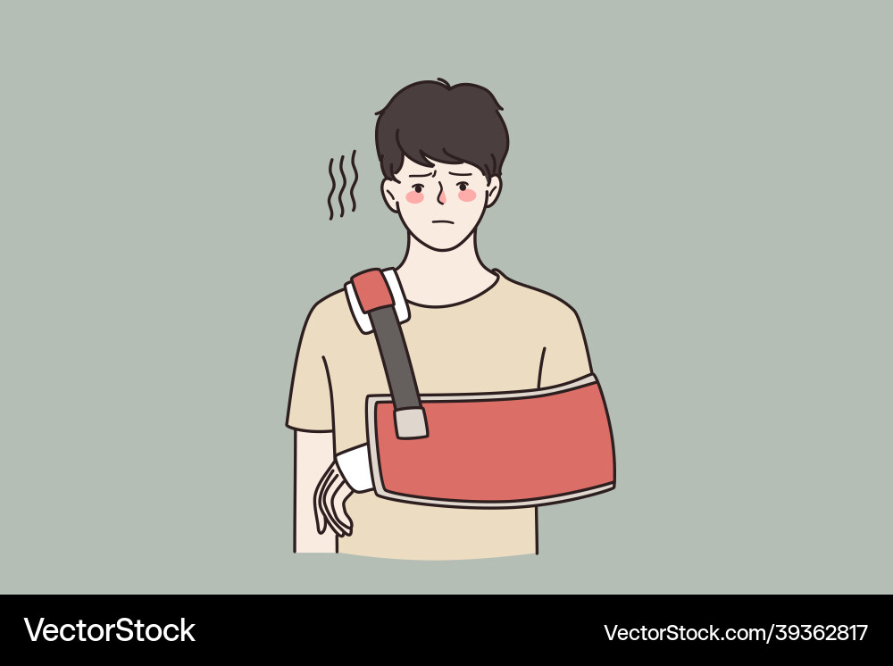 Injury and physical problem concept Royalty Free Vector