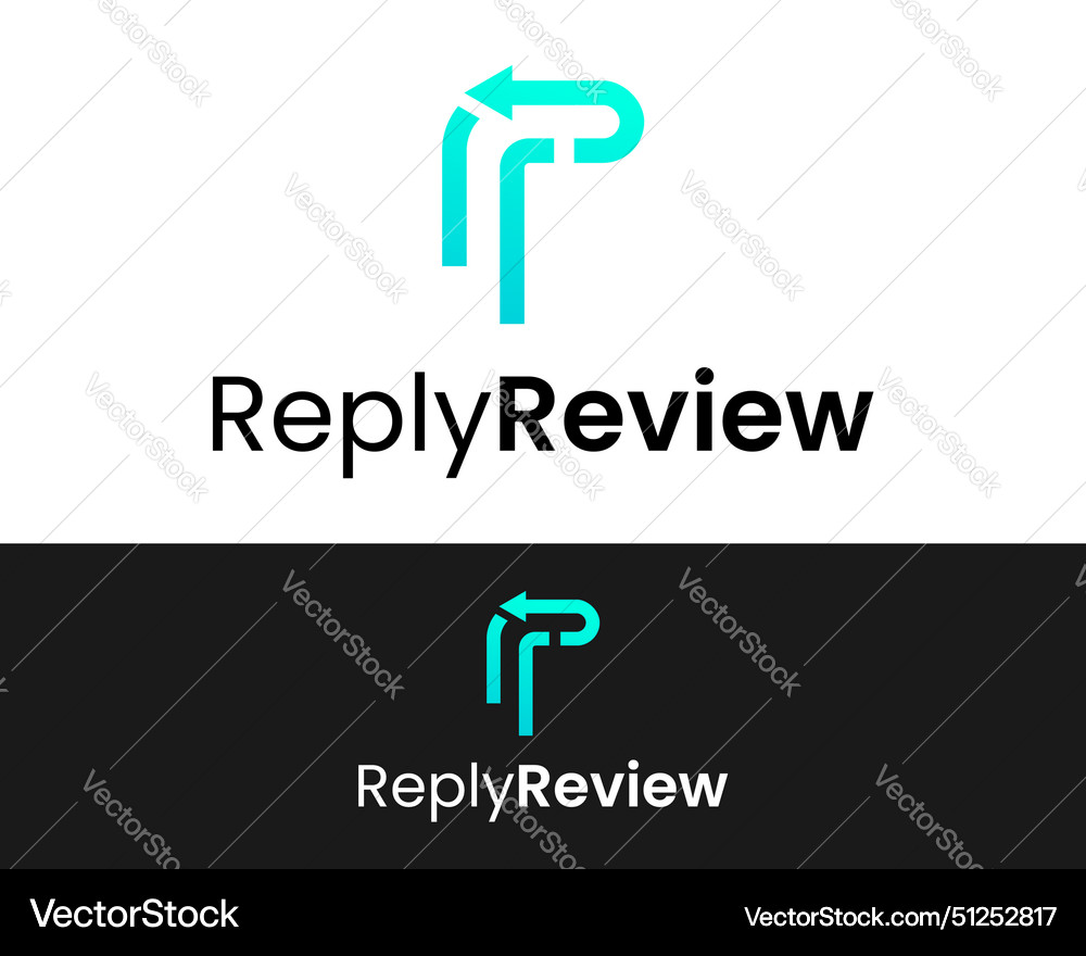 Reply logo Royalty Free Vector Image - VectorStock