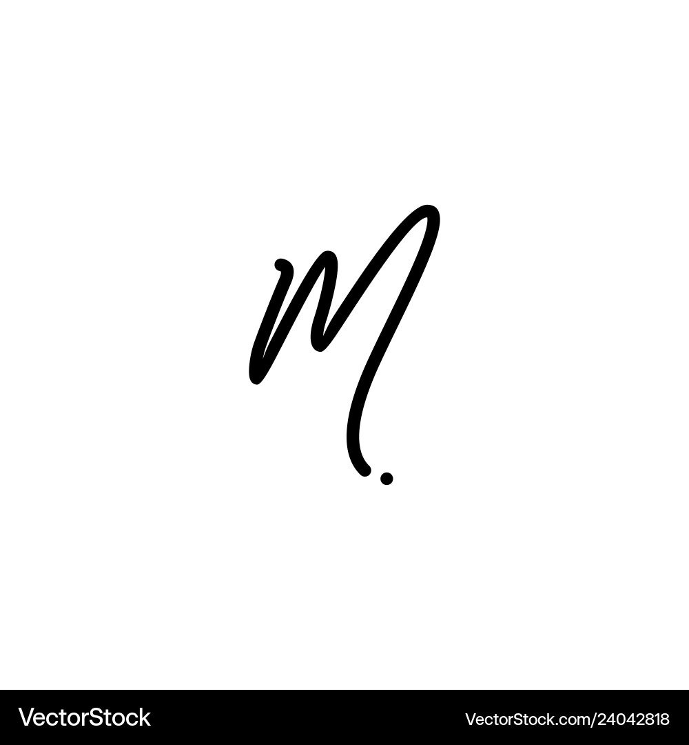 M Letter Signature Vector Images (over 8,000)