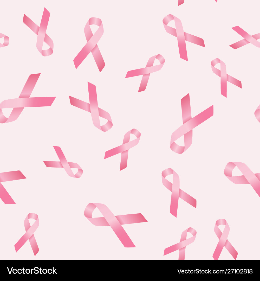 Breast Cancer Awareness Month Seamless Pattern Vector Images (89)