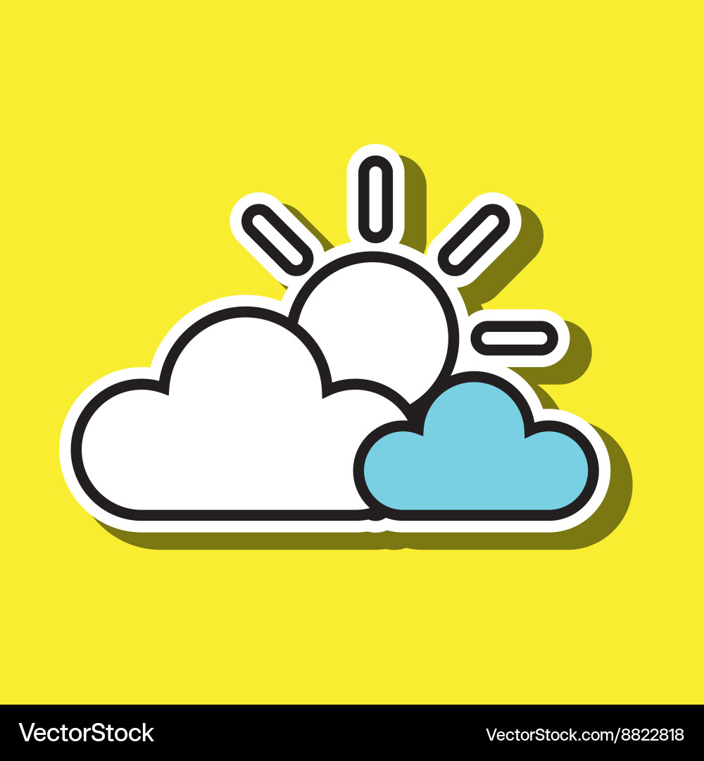Weather forecast design Royalty Free Vector Image
