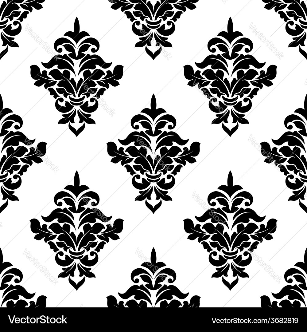 Black And White Victorian Pattern Classic Moderna A Beautiful