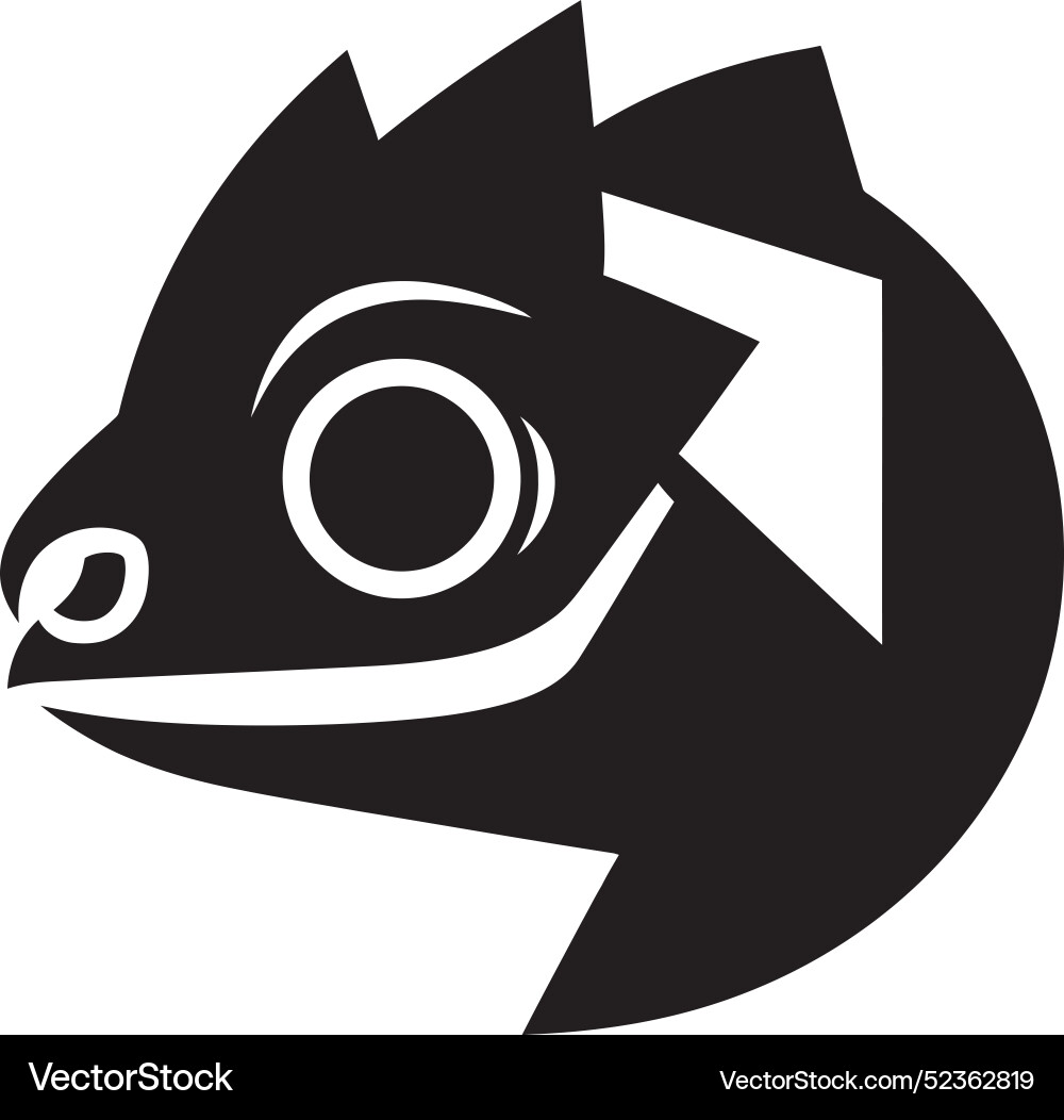 Chameleons spectrum saga colorful od Royalty Free Vector