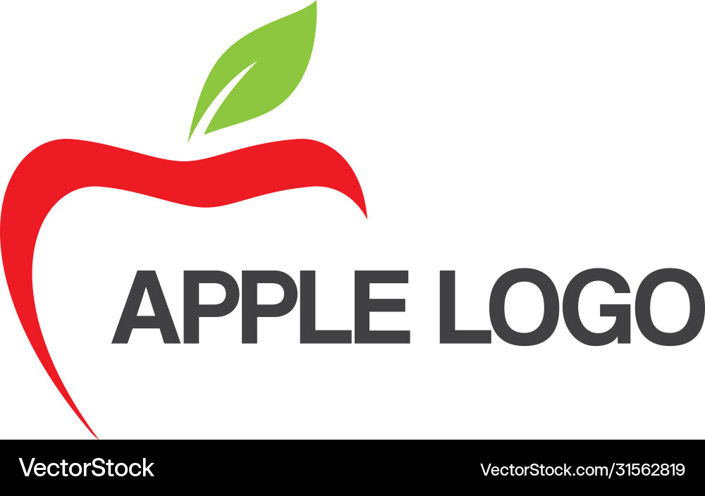 Fresh Apple Motif Royalty Free Vector Image - VectorStock