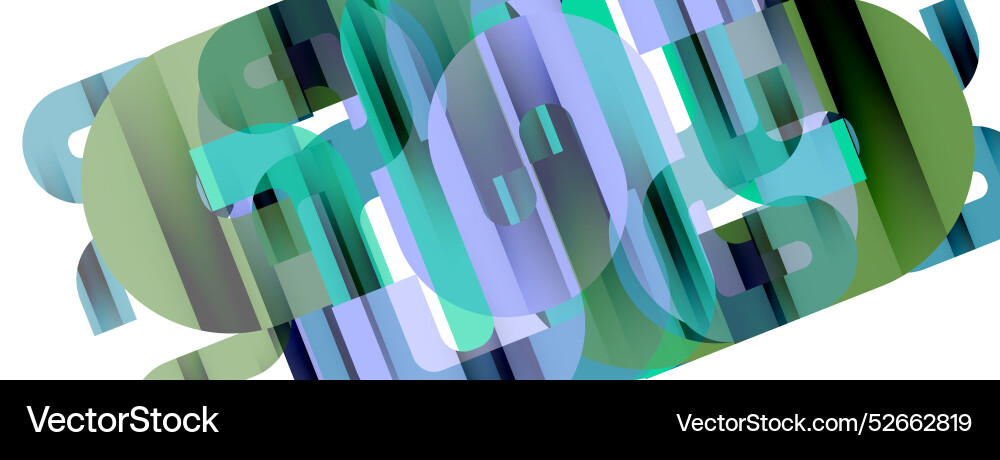 Lines abstract letter style design background Vector Image