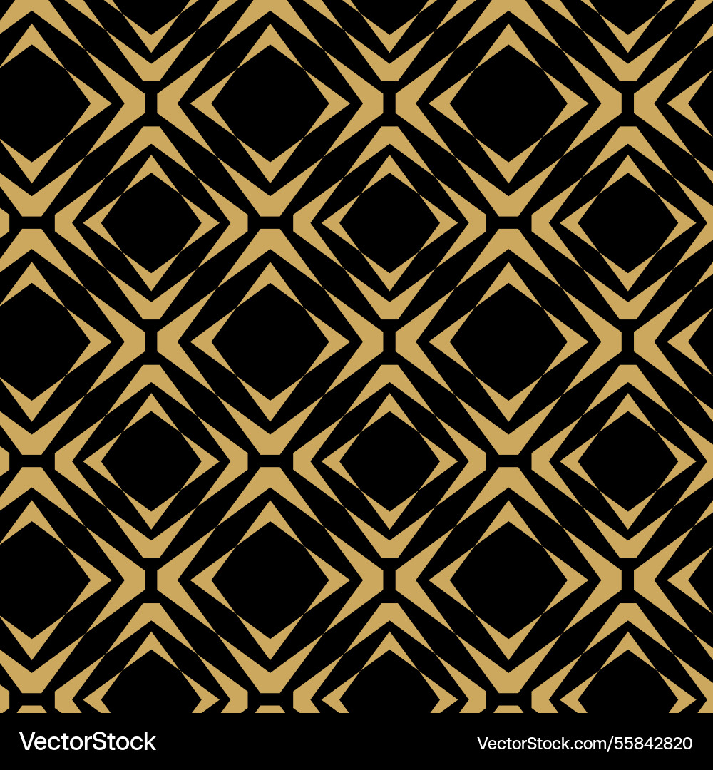 Abstract geometric pattern with squares crosses Vector Image