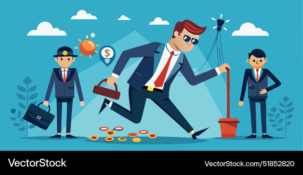 Business ethics violation consequences Royalty Free Vector