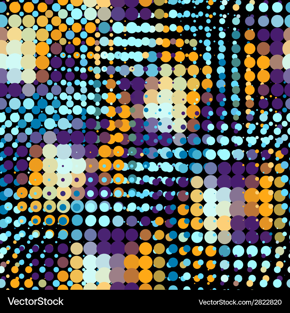 Retro Halftone Dot Pattern Royalty Free Vector Image
