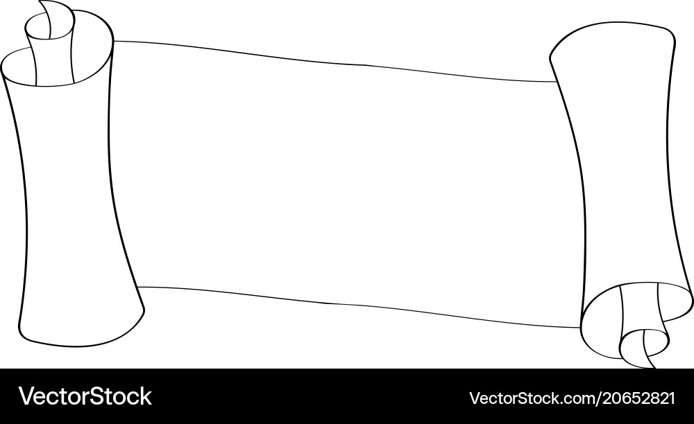 Horizontale Scroll Clipart