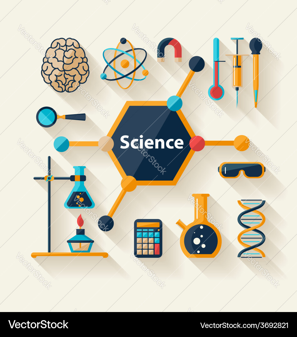 Science and education Royalty Free Vector Image