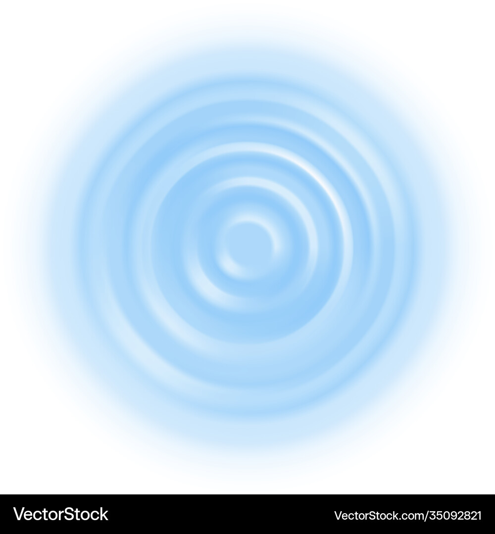 Water ripple Royalty Free Vector Image - VectorStock