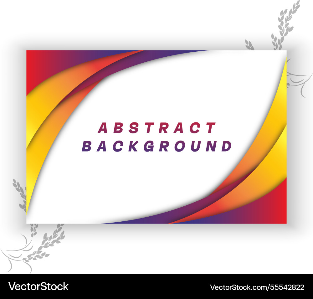 Abstract background template Royalty Free Vector Image
