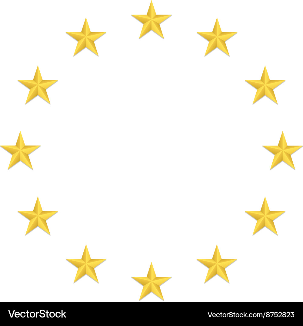 Circle of stars Royalty Free Vector Image - VectorStock