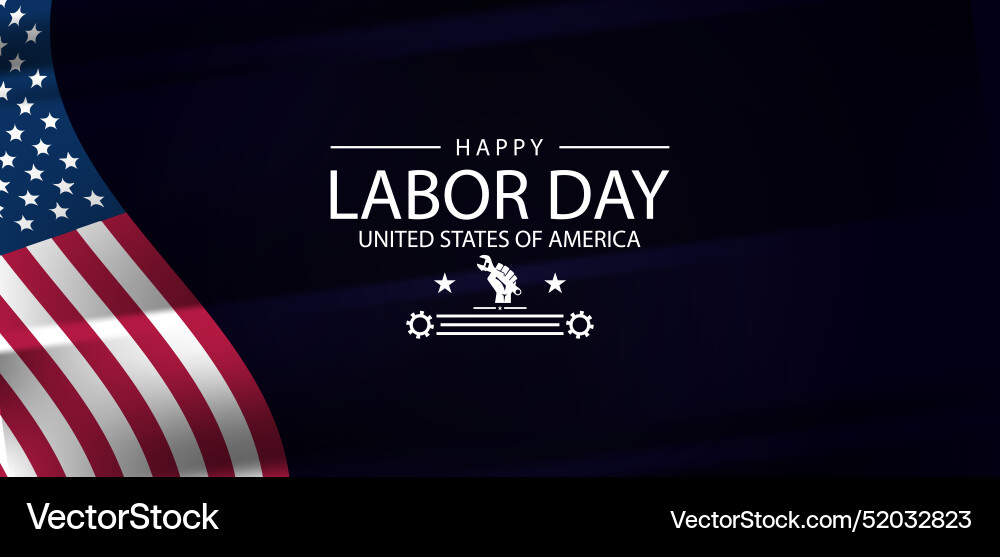 Recognizing the hard work behind labor day Vector Image
