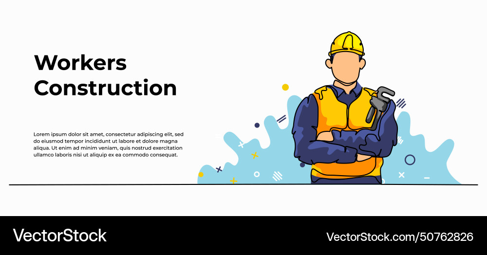 Project worker pose Royalty Free Vector Image - VectorStock