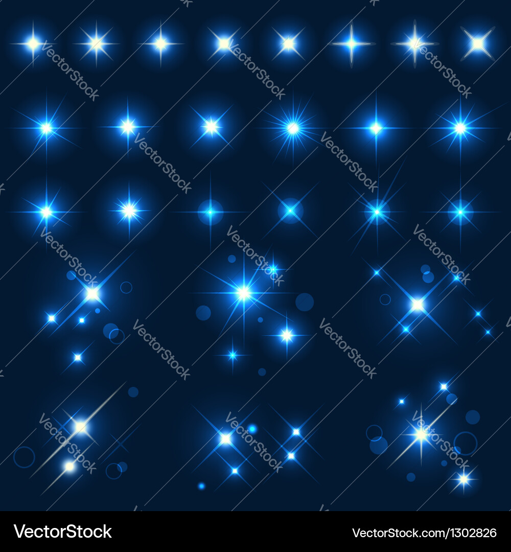 Sparkle Burst Celebration Royalty Free Vector Image