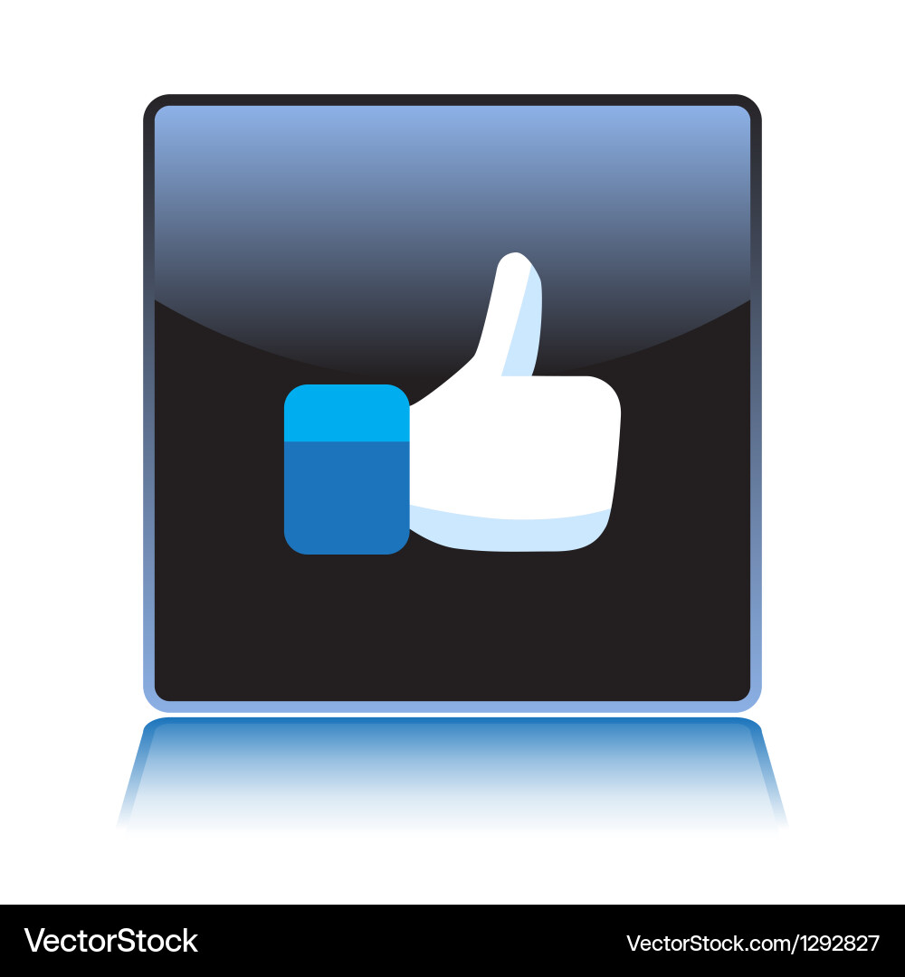 Like button Royalty Free Vector Image - VectorStock