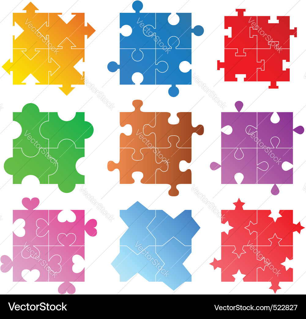 Puzzle Royalty Free Vector Image - VectorStock