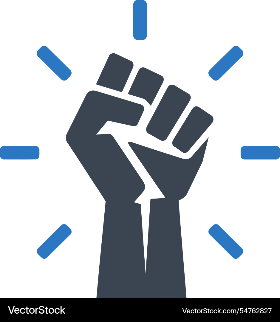 Resilience power icon Royalty Free Vector Image