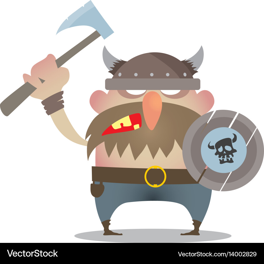 Battle cry of the vikings Royalty Free Vector Image