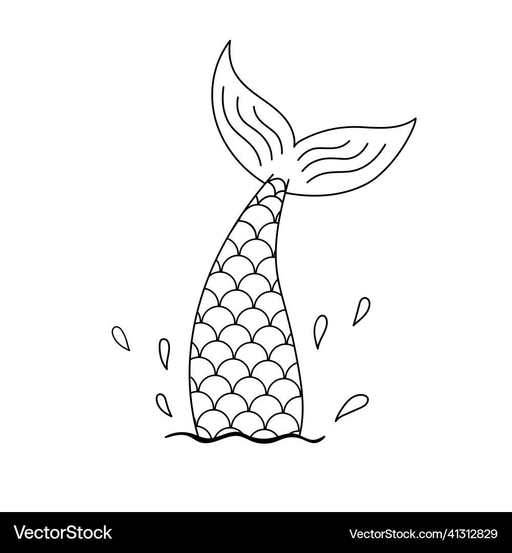Drawings Of Mermaid Tails