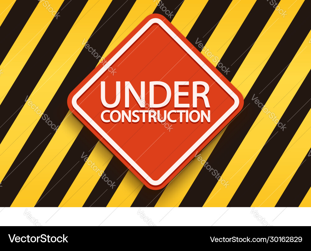 Red sign on stripes Royalty Free Vector Image - VectorStock
