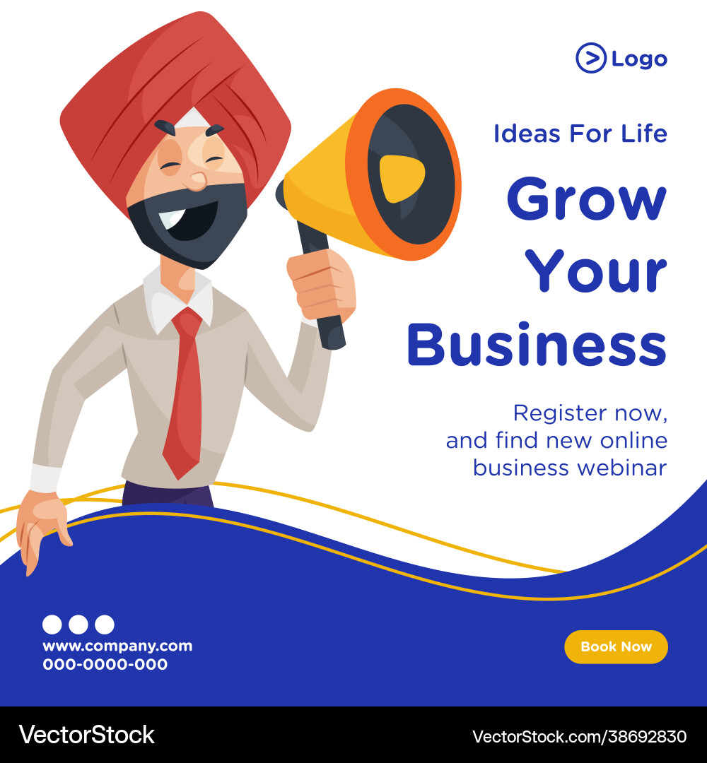 Banner design ideas for life Royalty Free Vector Image