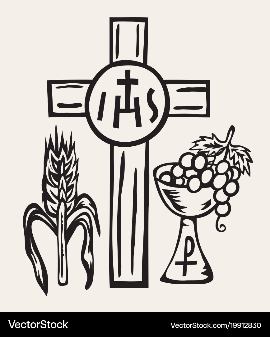 Ihs jesus icon and symbol Royalty Free Vector Image