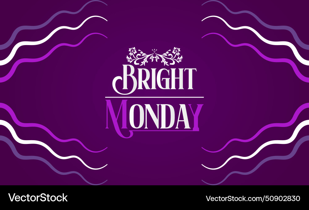 Monday magic how to create stylish text designs Vector Image