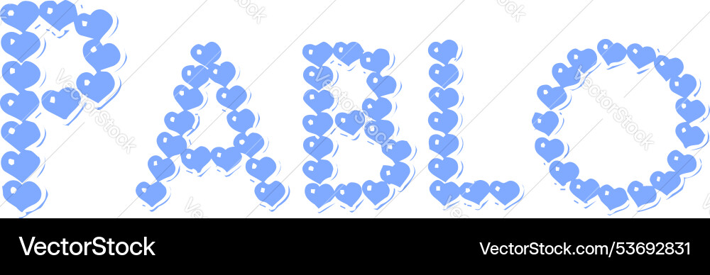 Pablo Royalty Free Vector Image - VectorStock