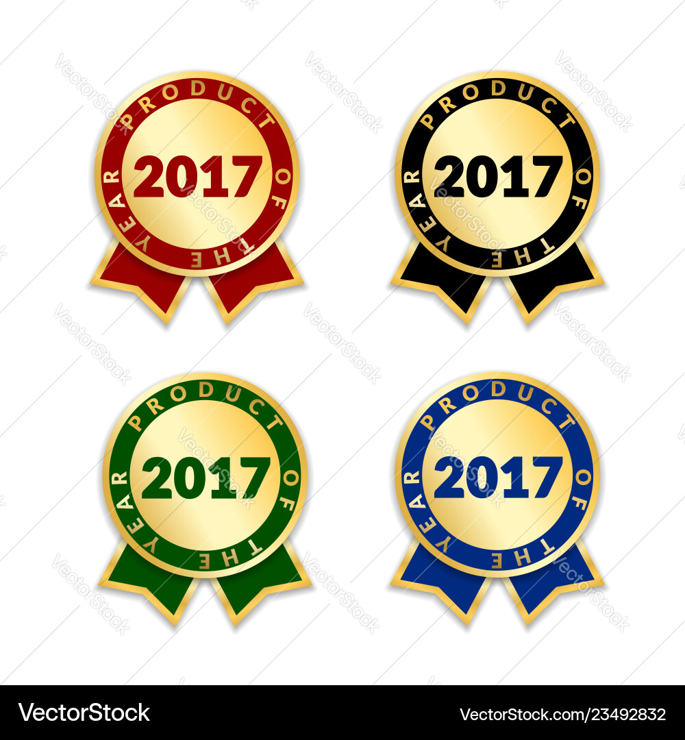 Award ribbon the best Royalty Free Vector Image