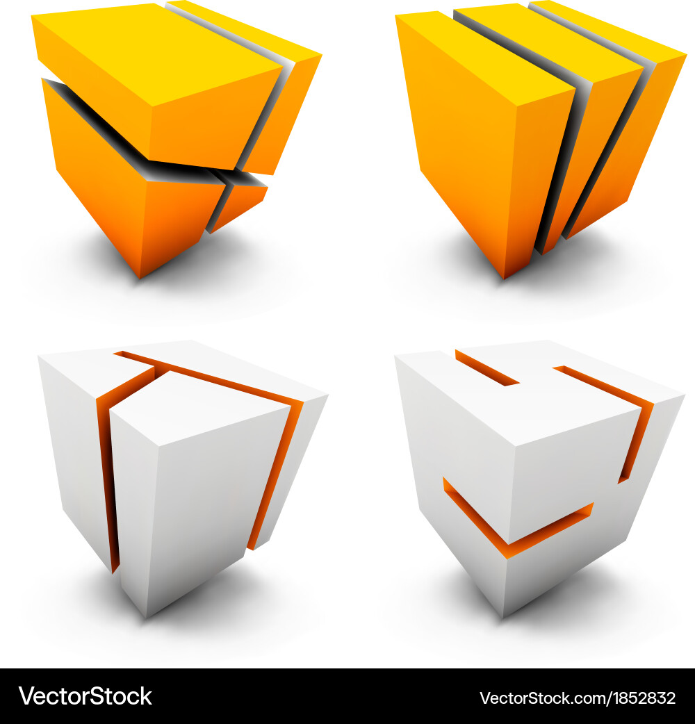 Cubes Royalty Free Vector Image - VectorStock